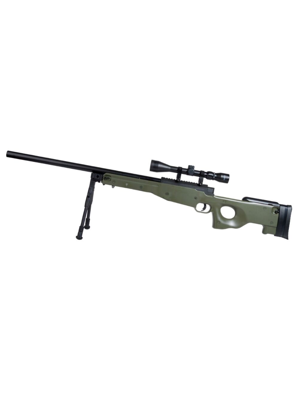 Saigo Defense L96 Sniper Rifle with Hunter Scope and Bipod (OD)