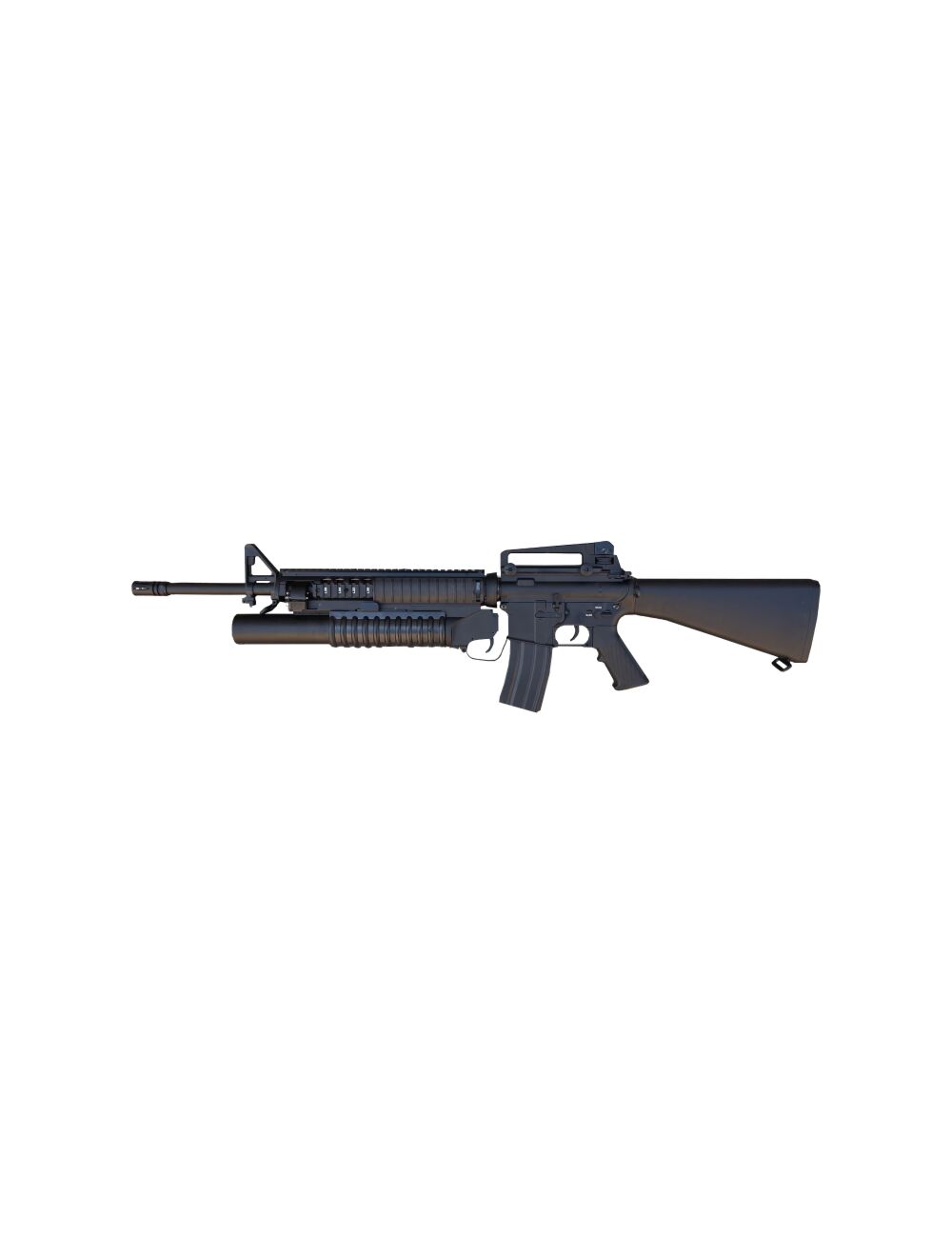 Double Bell M16A4 with Grenade Launcher (Full Metal - Black - 055+)
