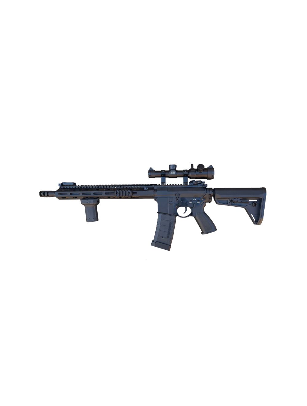 Double Bell TTI M4 (Custom Grip and 1-4*20 Scope - Black - 059M+)