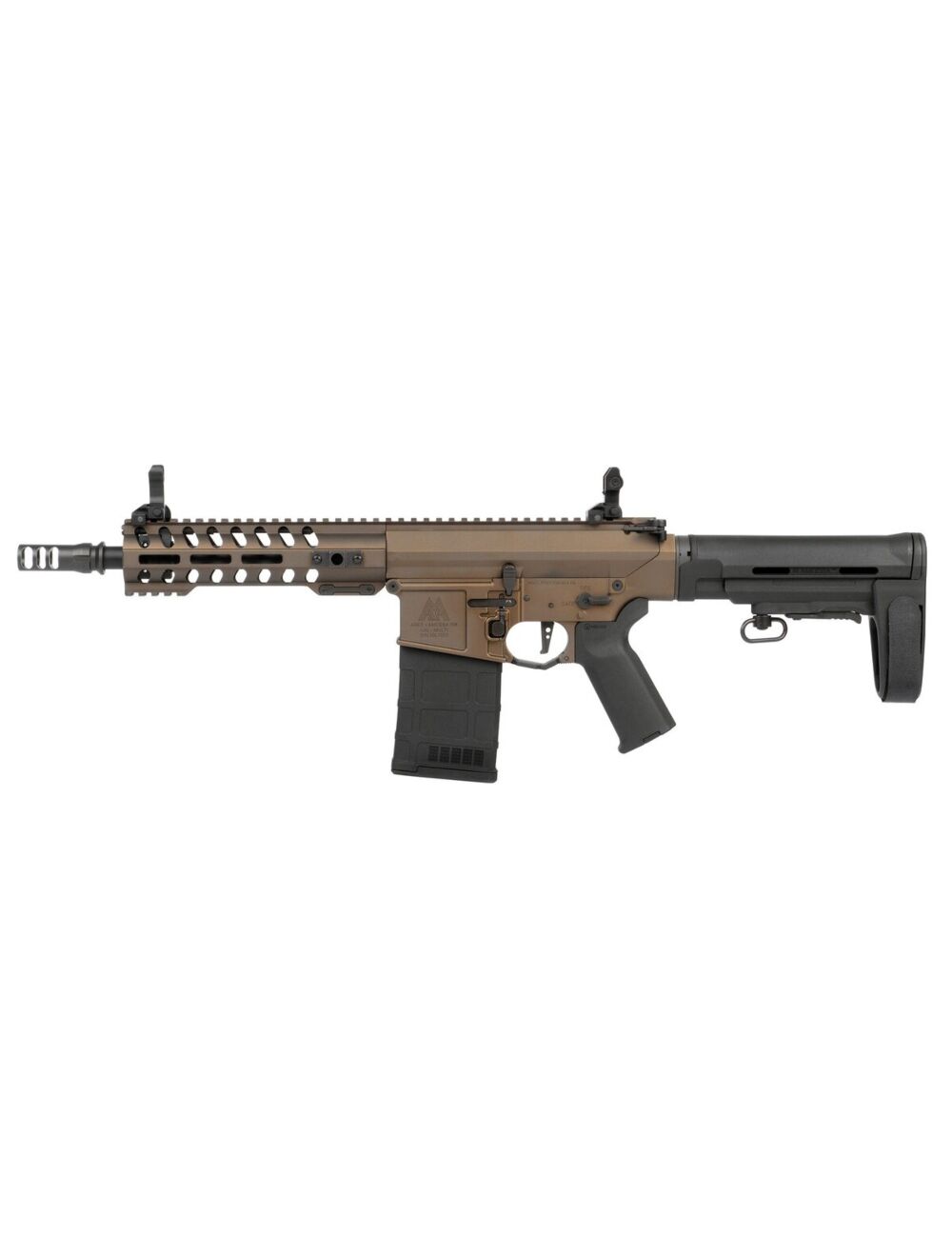 "Ares x Amoeba AR308S AEG Rifle - Bronze | High-Performance Airsoft Gun"
