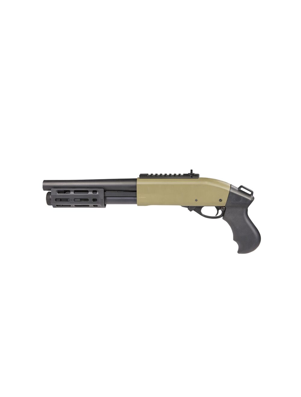 Golden Eagle M870 M-Lok Tri-Shot Gas Pump Action Shotgun (8879T - Tan)