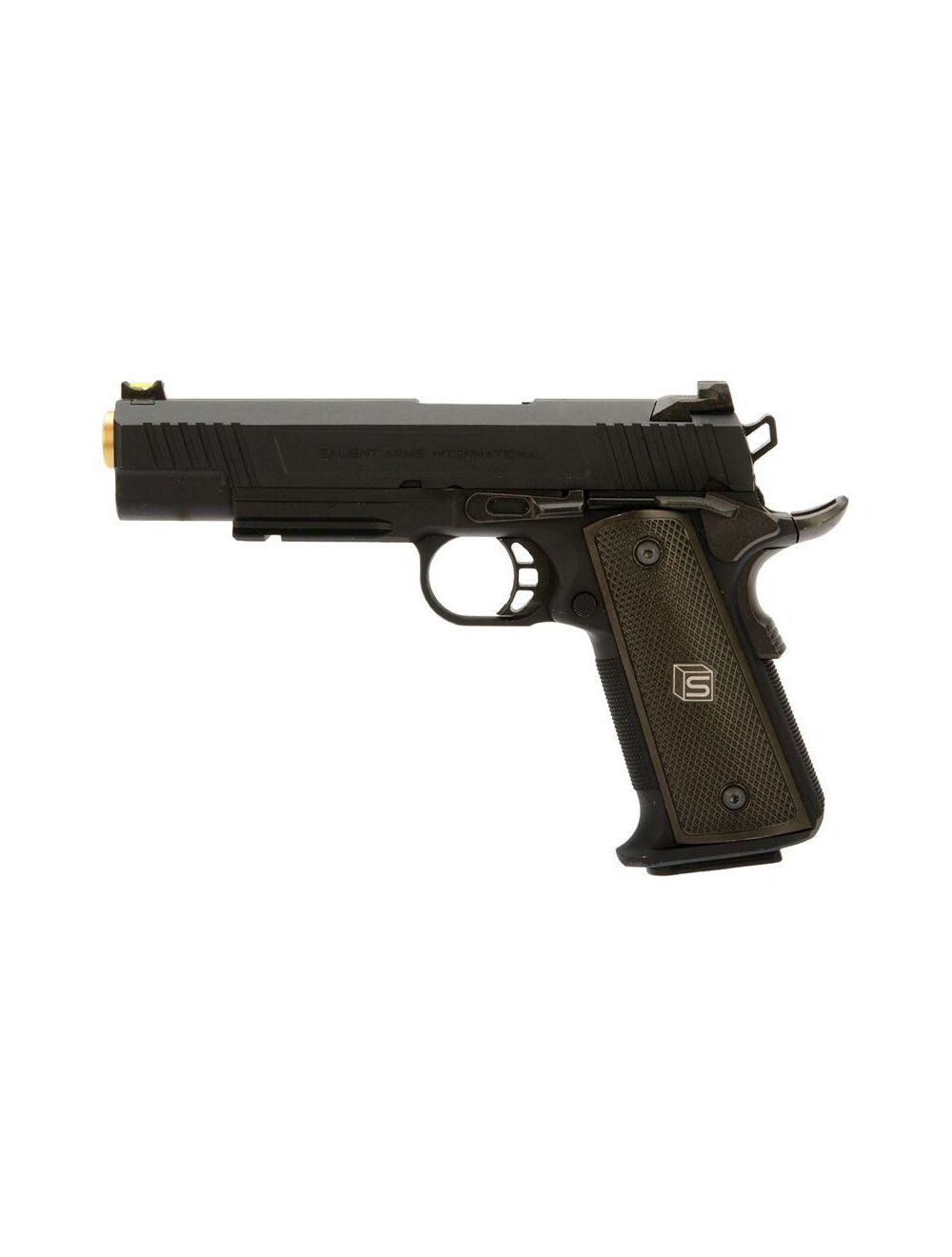 Salient Arms International by EMG 1911 RED Gas Pistol (Gold Barrel - SA ...