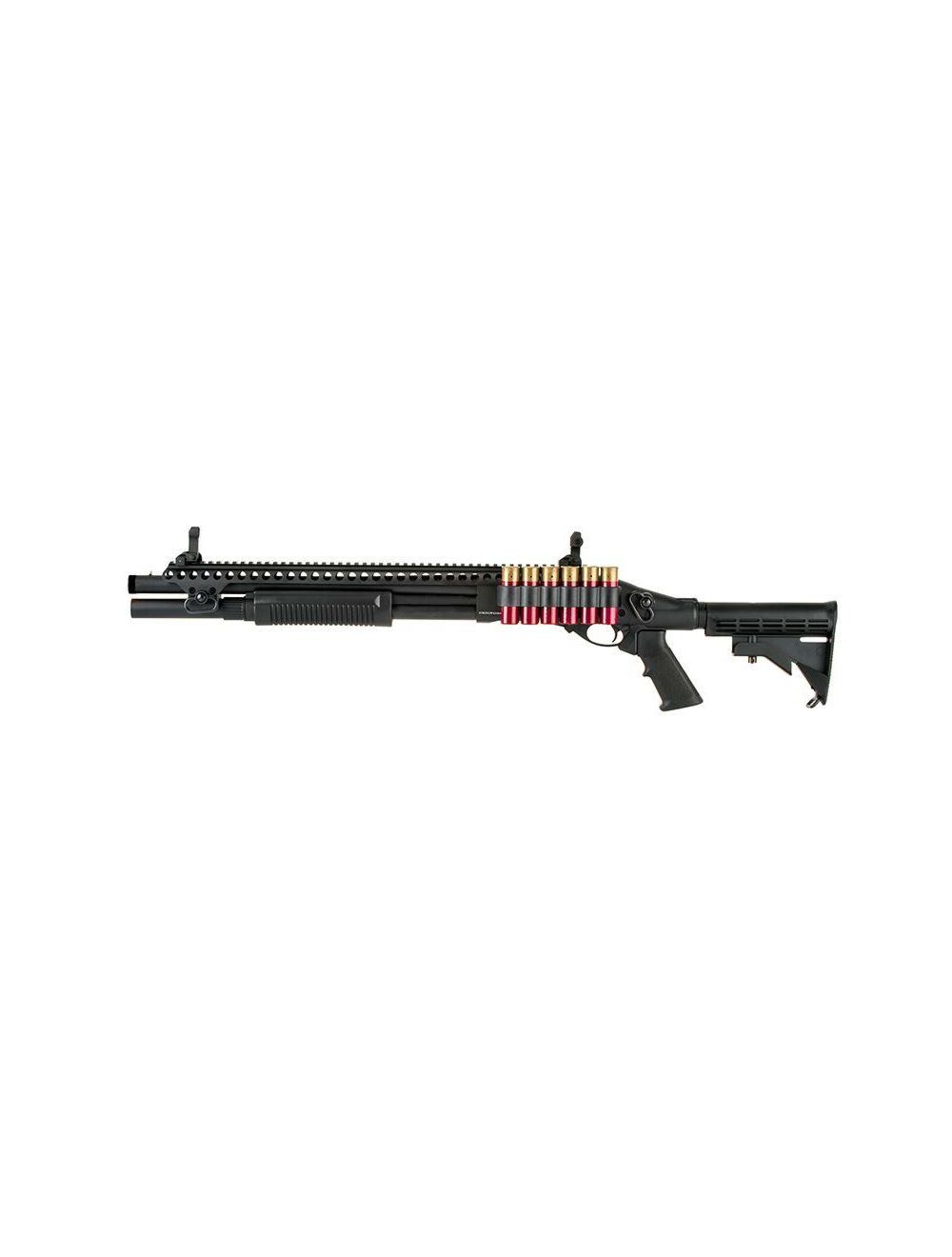 Golden Eagle M870 AR Tactical Tri-Shot Gas Pump Action Shotgun (Medium ...