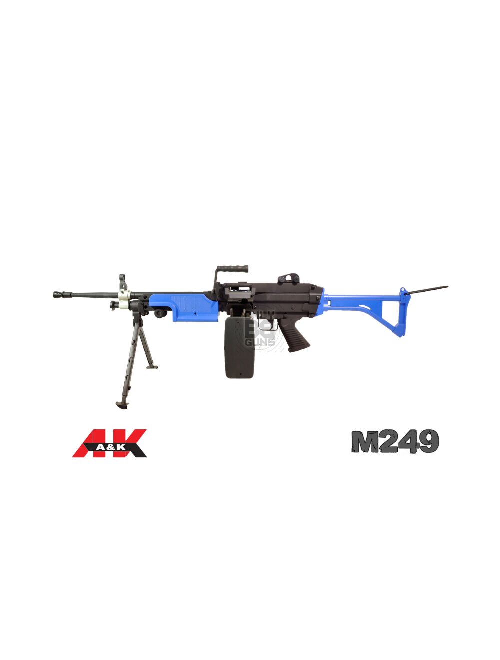 A&K M249 Monster AEG with Bipod