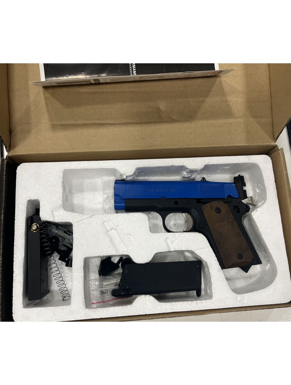 Boneyard - Army R45A1 Stubby GasBB Pistol (Full Metal - Black)