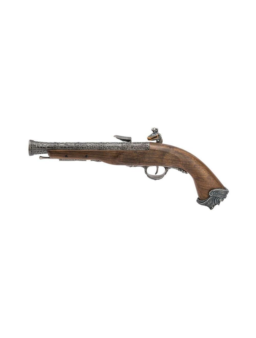 HFC Pirate Flintlock Gas Pistol (18th Century - HG-502BN - Silver)