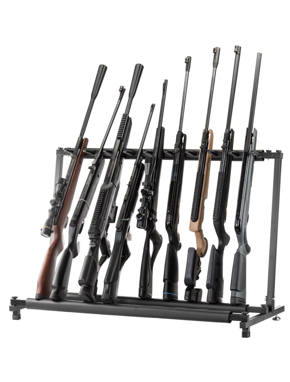BO Manufacture Vertical Metal Rack for 9 Weapons/Rifles