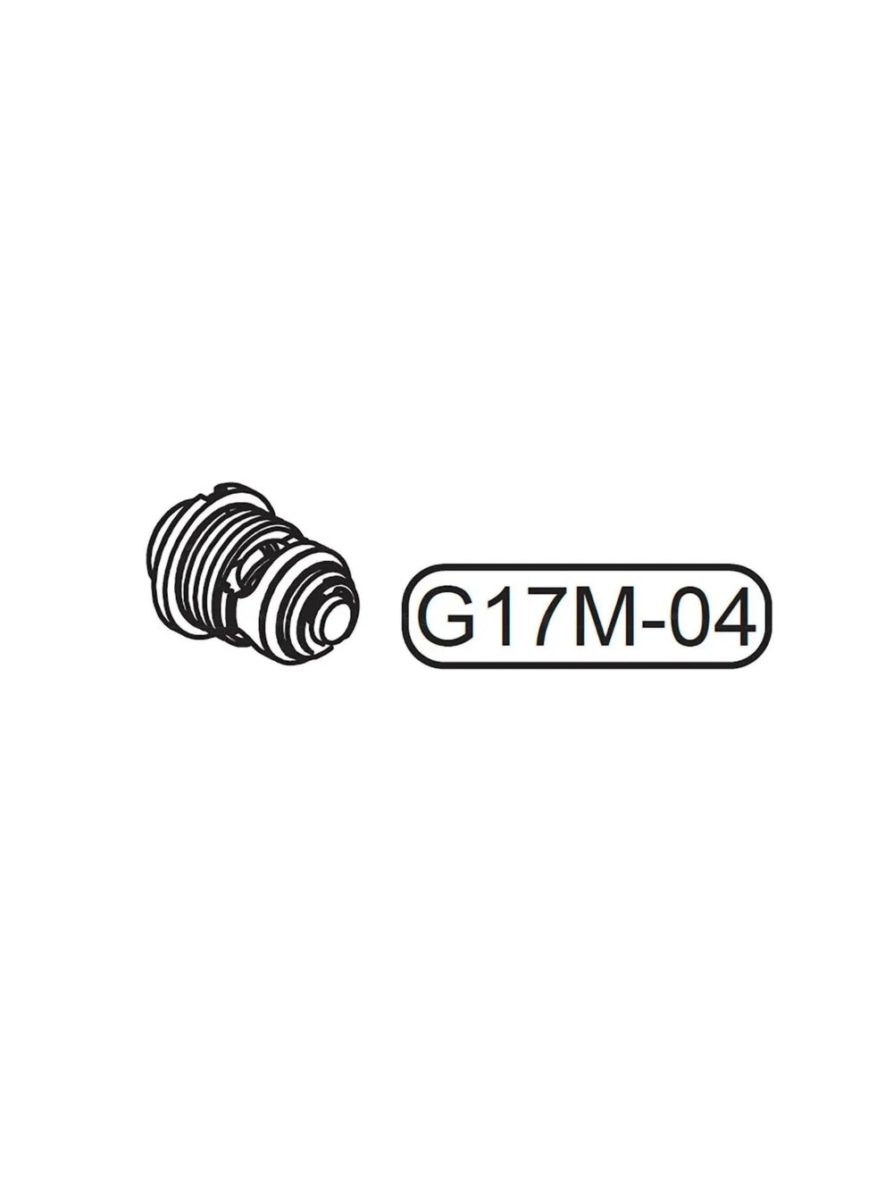 GHK Original Parts - Outlet Valve for Glock G17 Gas Magazine ( G17M-04 )