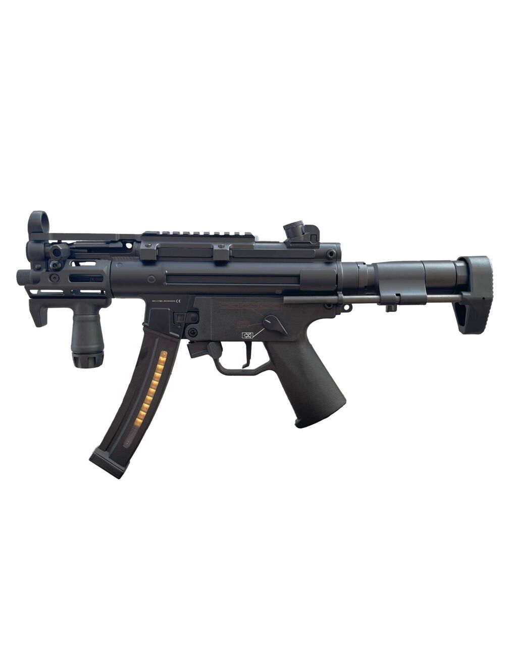 Cyma Platinum Swat SMG5 AEG Sub-Machine Gun (PDW - CM041L - Black)