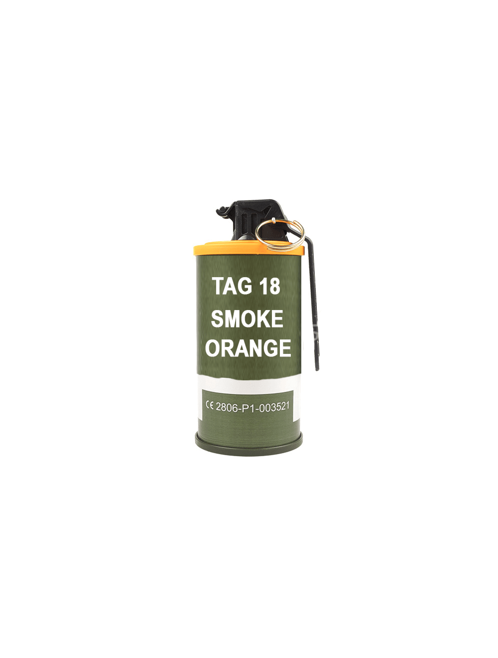 Tag Innovations TAG-18 Smoke White Orange Hand Grenade (Pack of 6)