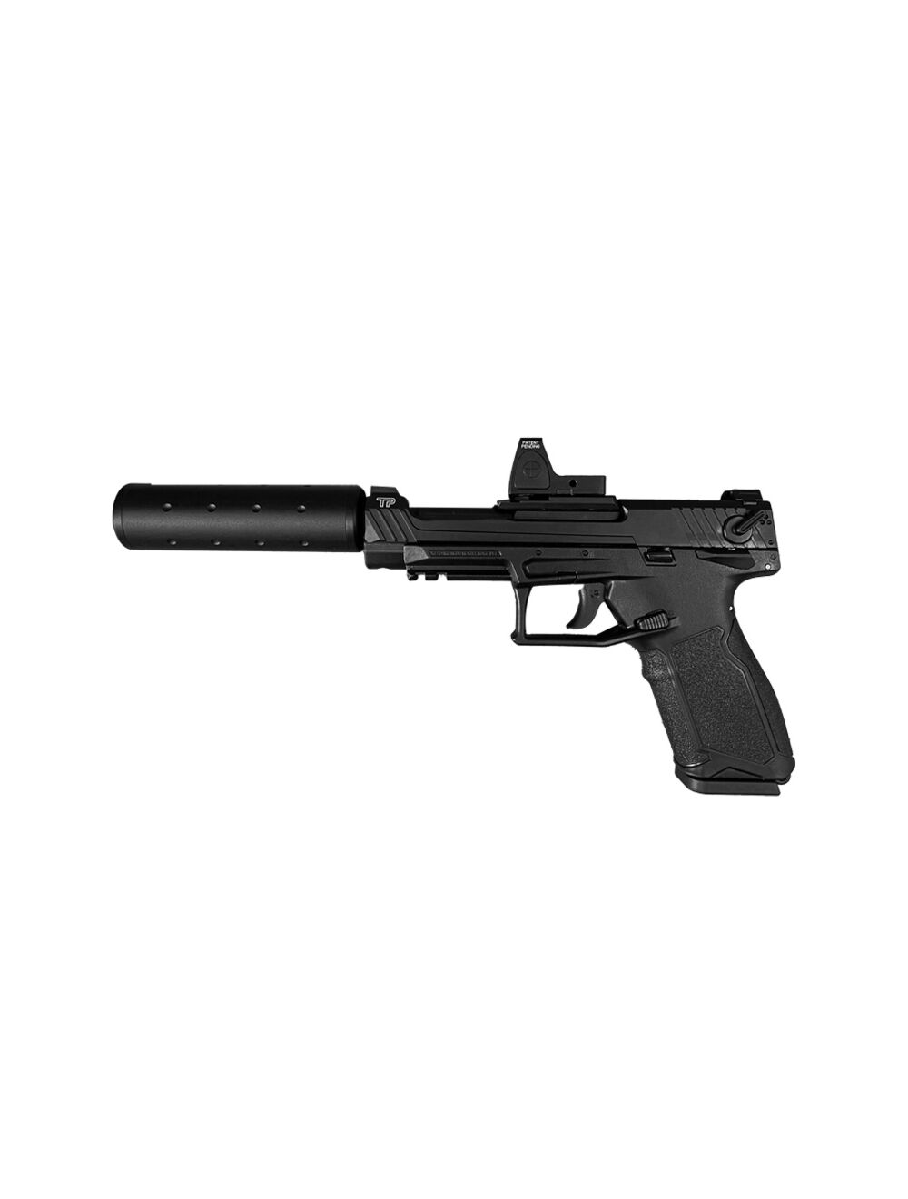 Bespoke DX Version TTI TP22 Competition Airsoft Gas Blowback Pistol (Silencer and RMR Pack)