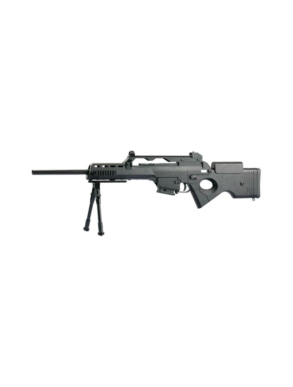 JG G39 AEG Sniper Rifle with Bipod (Black - Inc. Battery and Charger ...