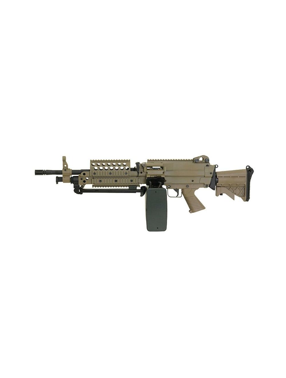 A&K MK46 MOD 0 (M249) Support Rifle (Tan - AK-249-MK46-P)
