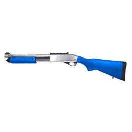 Golden Eagle M870 Tri-Shot Gas Pump Action Shotgun (Blue - Real Wood ...