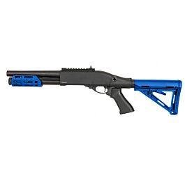 Golden Eagle M870 M-Lok Tri-Shot Gas Pump Action Shotgun (8878 - Blue)