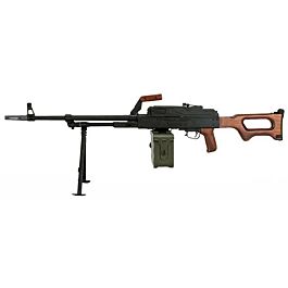 A&K PKM Support Rifle (Wooden Grip and Stock)