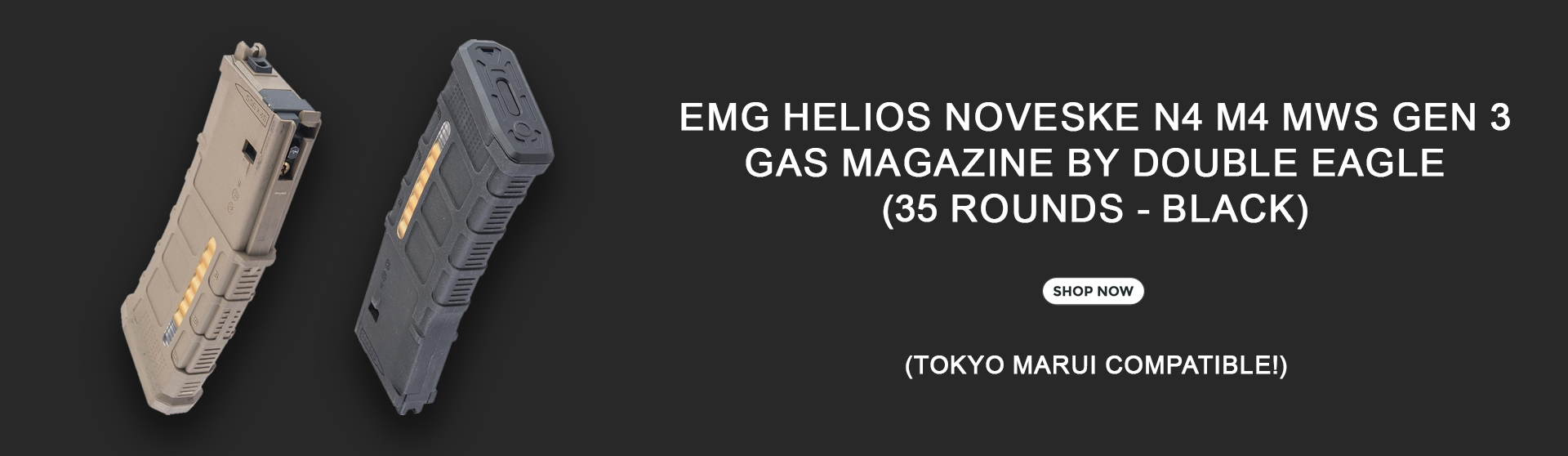 EMG Helios Noveske N4 Gen 3 Gas Blowback Airsoft Rifle (Tan - G101)